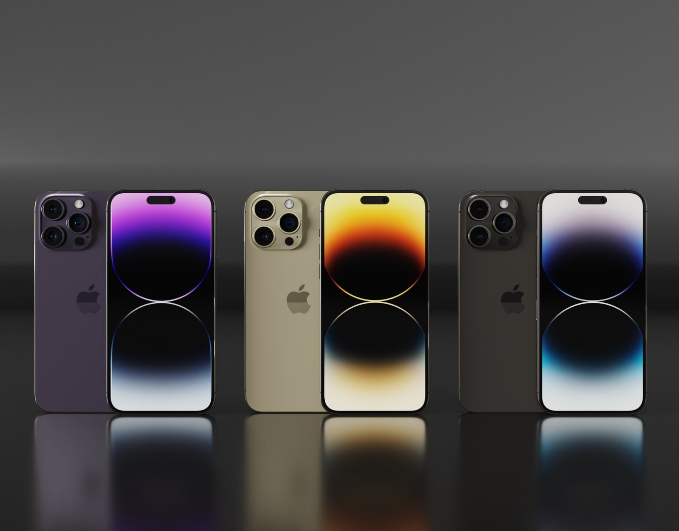 3D iPhone 14 15 Pro 3D Blender Model - TurboSquid 2116541