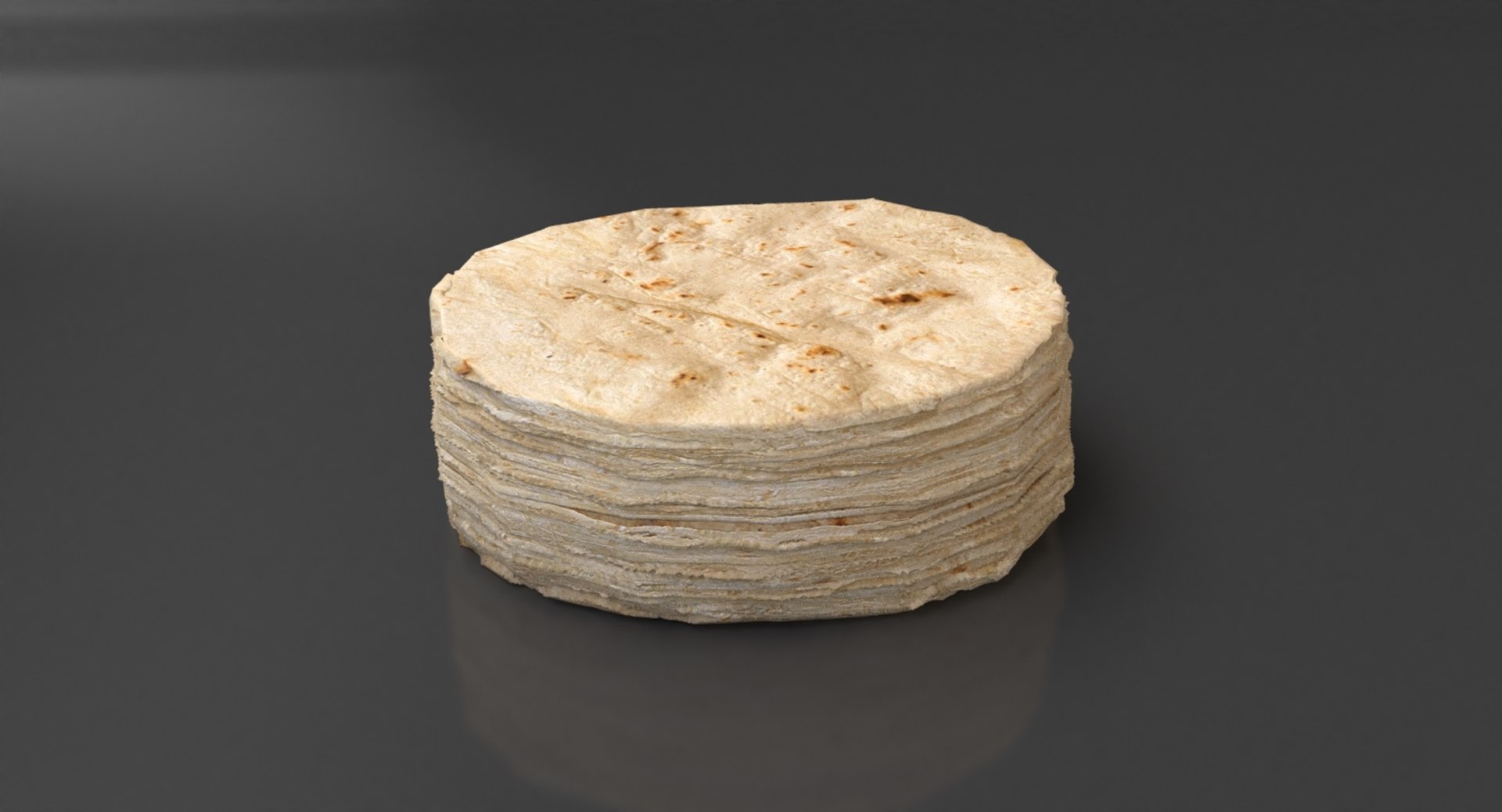 Tortilla Pile 3D Model - TurboSquid 1405922