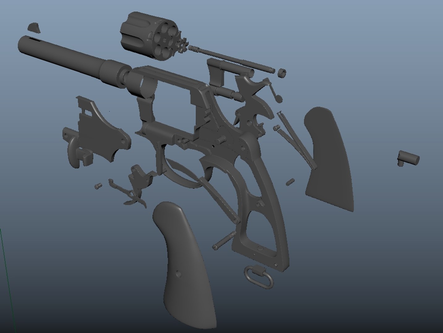 3D Revolver Colt 1917 - TurboSquid 1220096