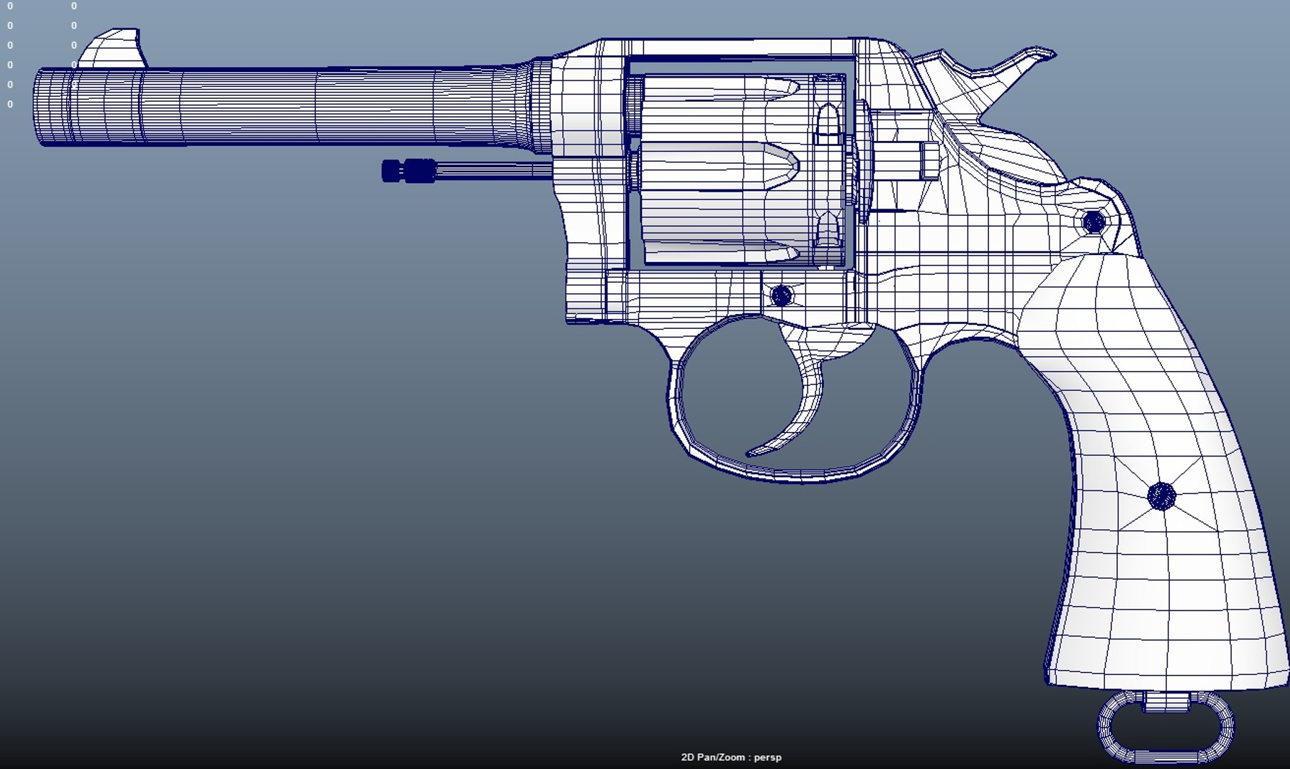 3D Revolver Colt 1917 - TurboSquid 1220096