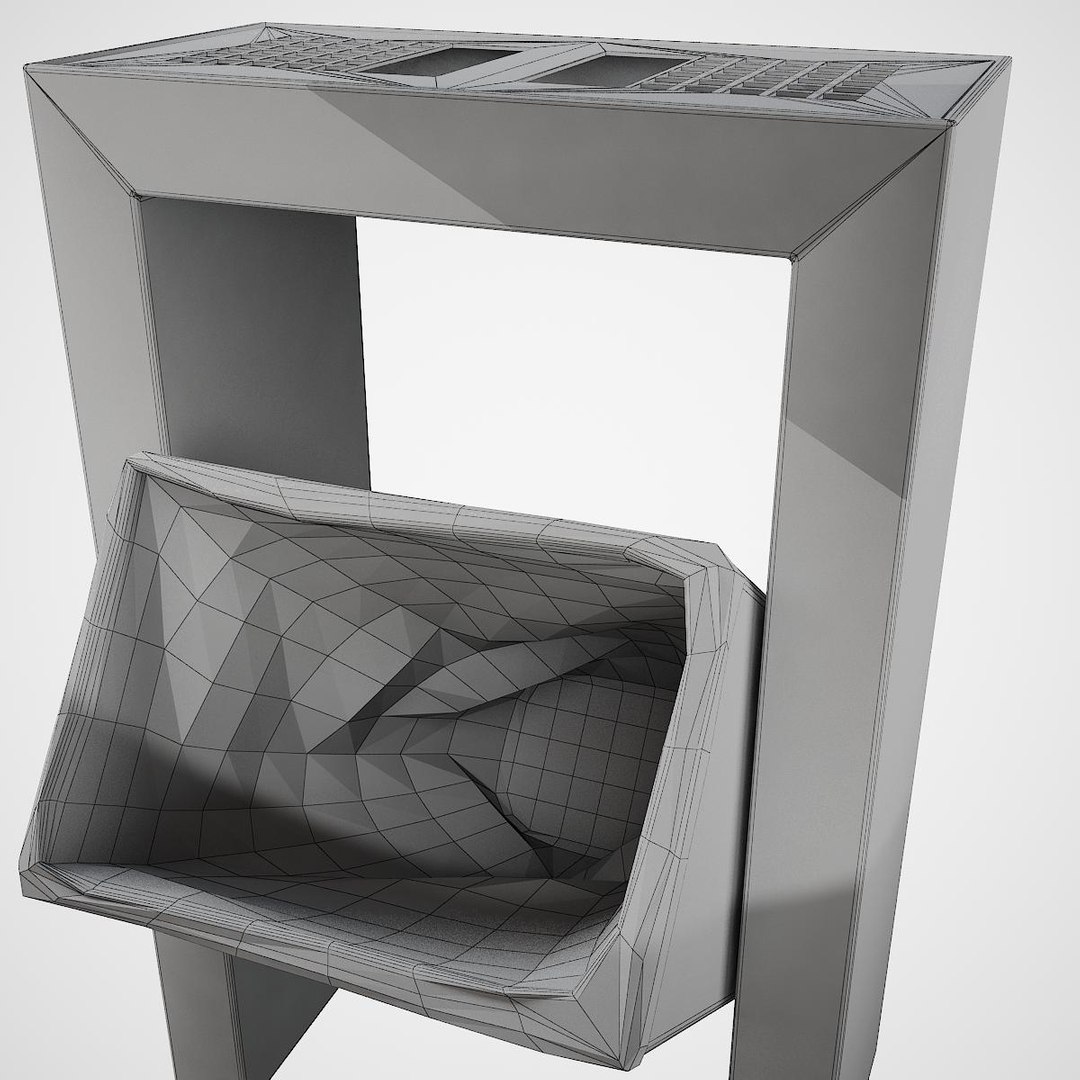 Dustbin 04 60ltr Bin 3d Model