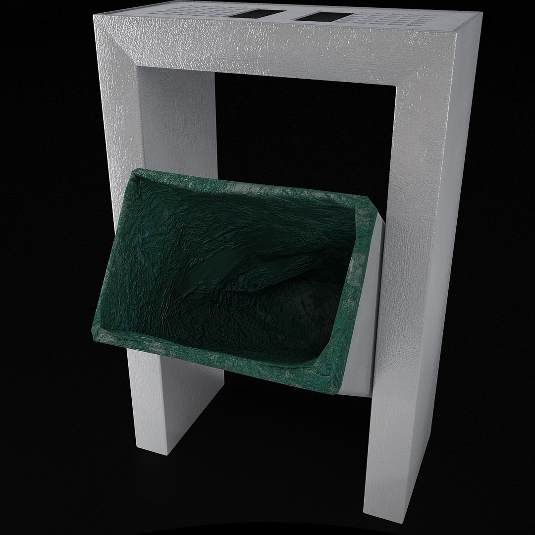 Dustbin 04 60ltr Bin 3d Model