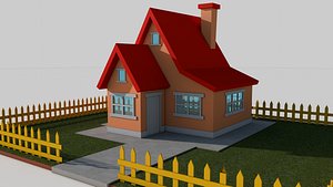 3D cartoon house - TurboSquid 1572541