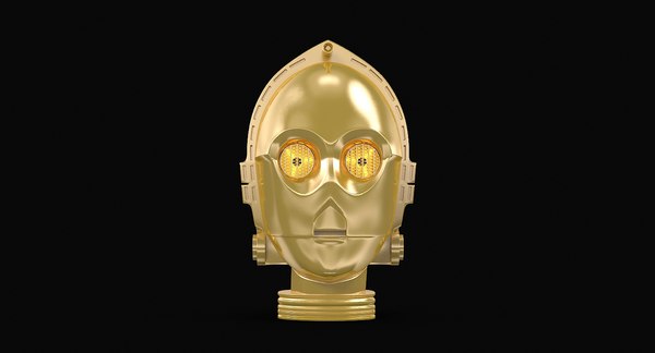 c-3po head 3ds