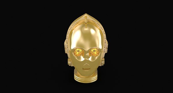 c-3po head 3ds