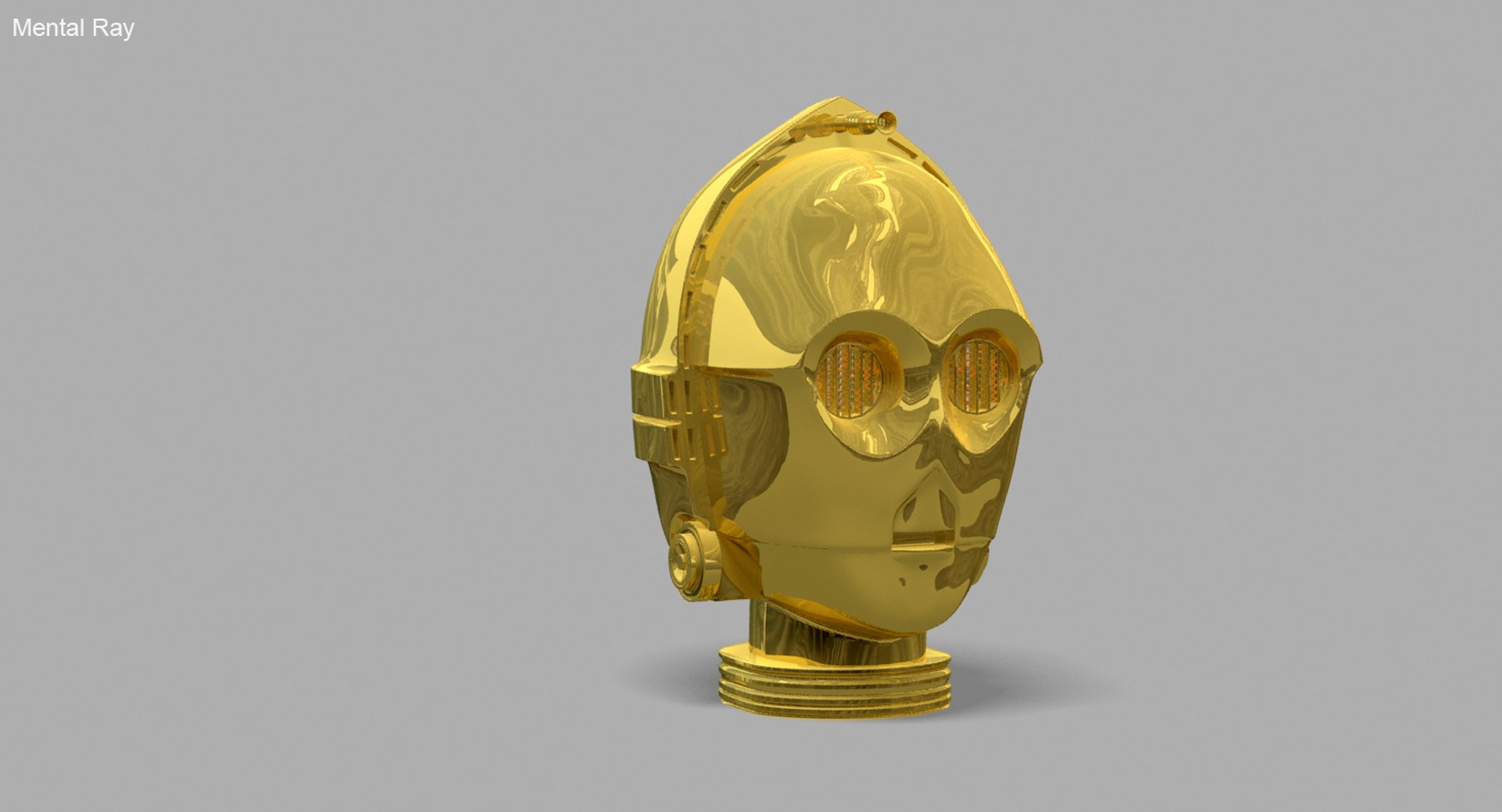 C-3po Head 3ds