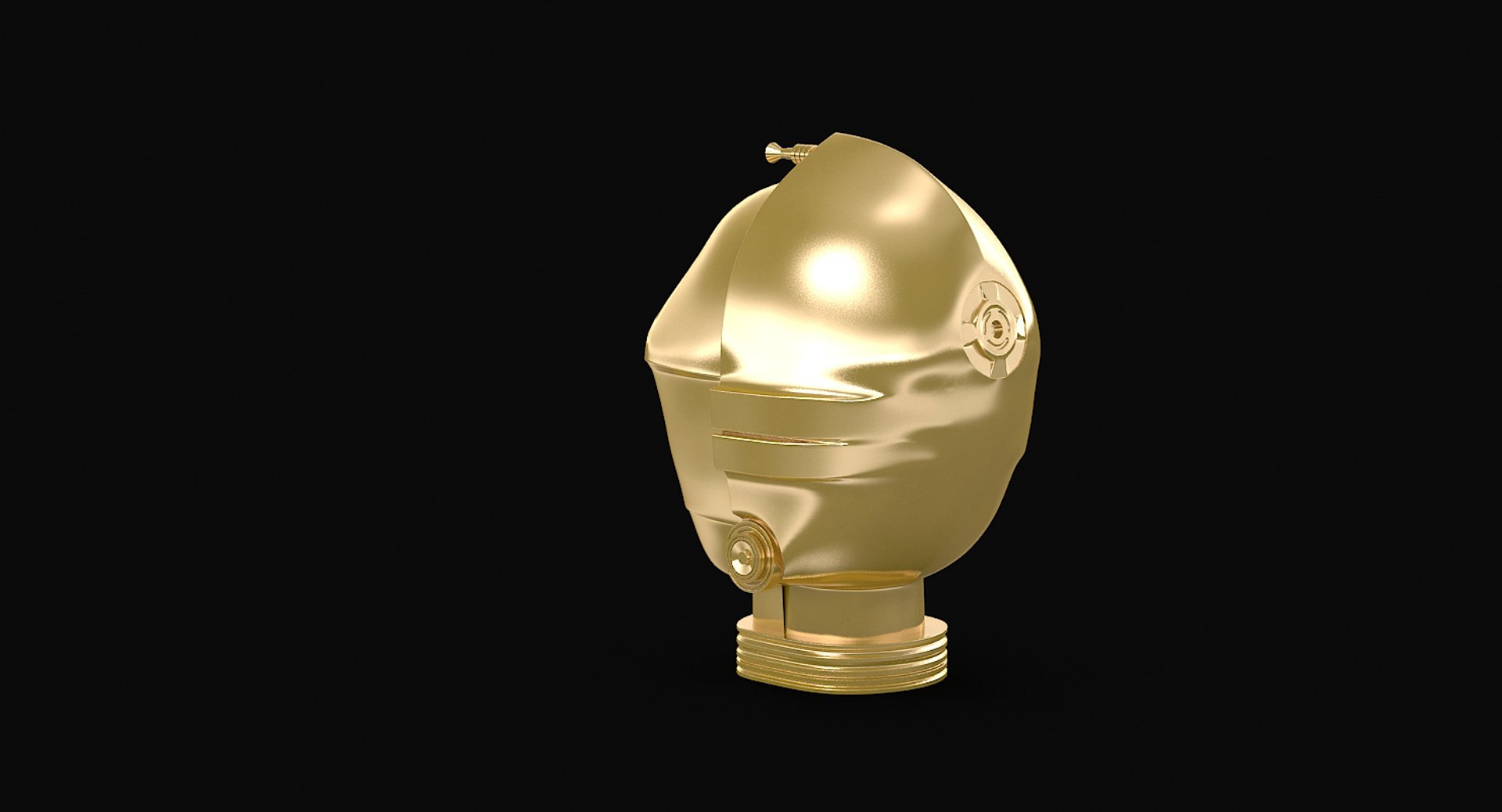 C-3po Head 3ds
