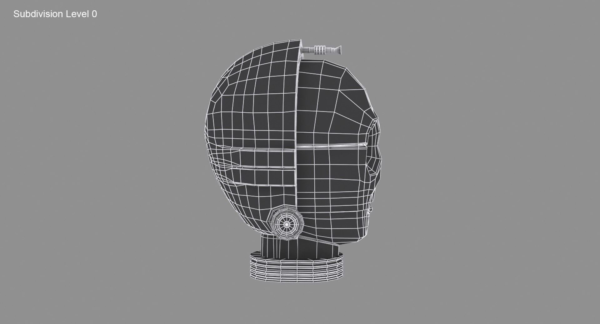 C-3po Head 3ds