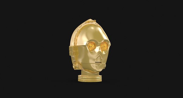 c-3po head 3ds
