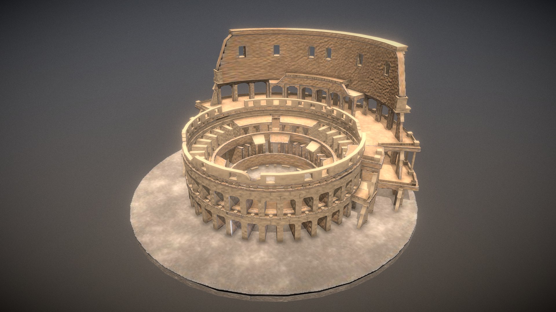 3D Colosseum - TurboSquid 2145946