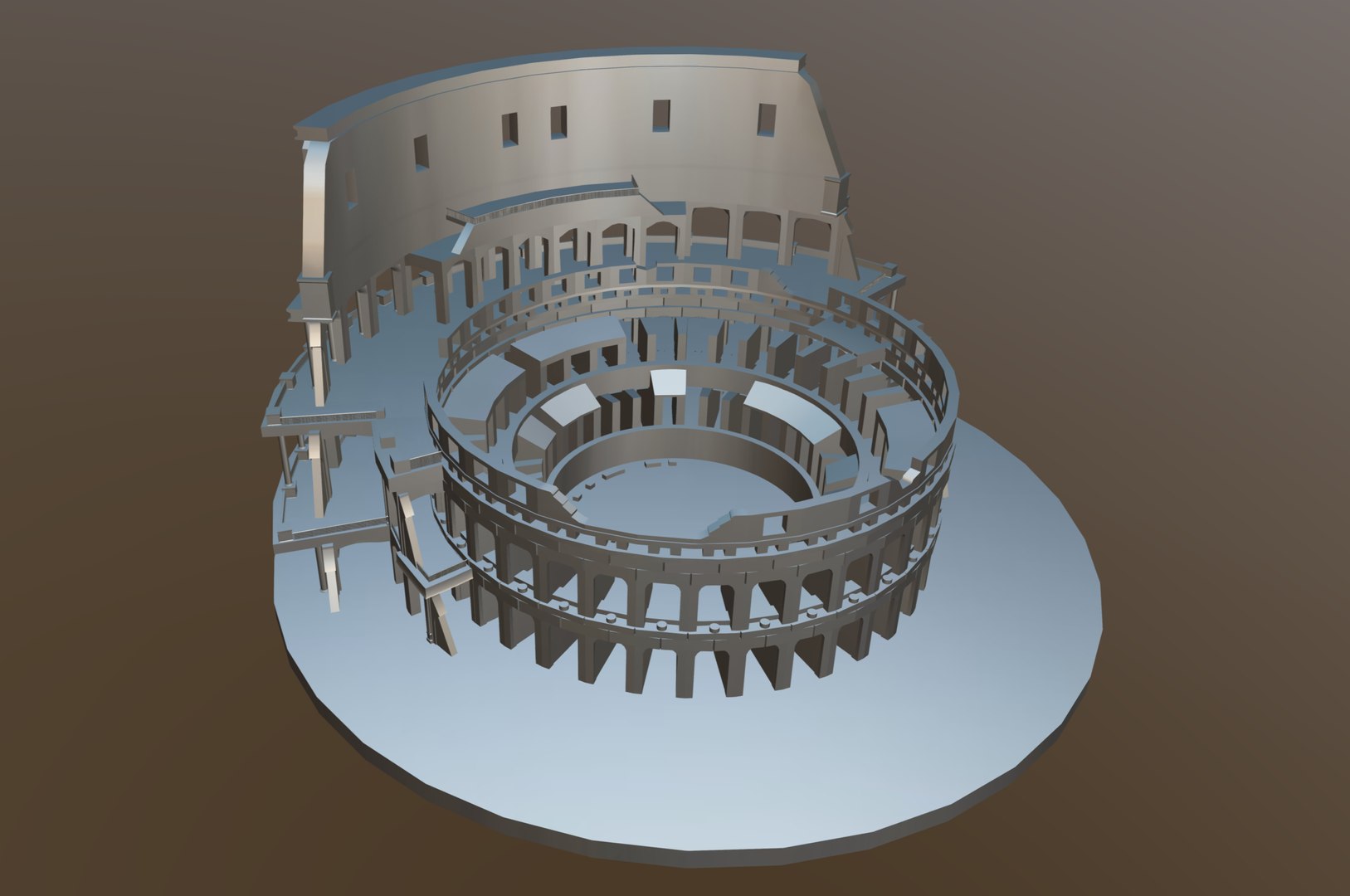 3D Colosseum - TurboSquid 2145946