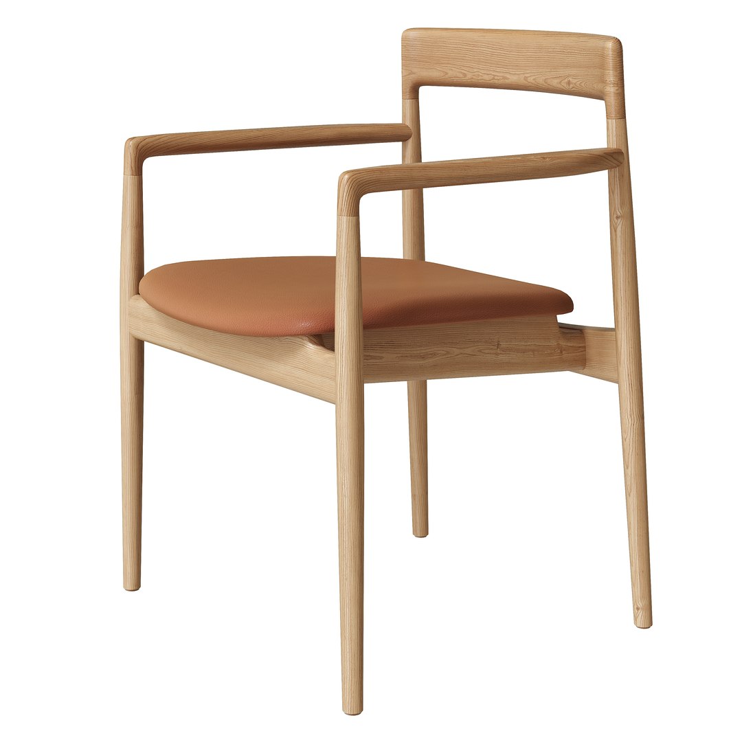Bolia Calma Upholstered Dining Chair 3D Model - TurboSquid 2225976