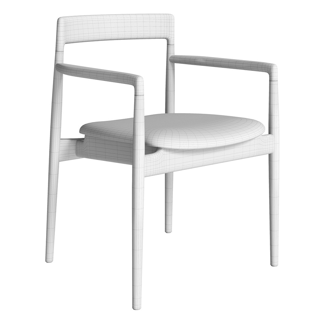 Bolia Calma Upholstered Dining Chair 3D Model - TurboSquid 2225976