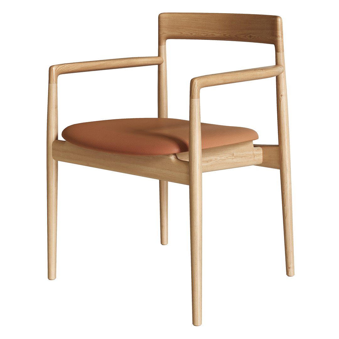 Bolia Calma Upholstered Dining Chair 3D Model - TurboSquid 2225976