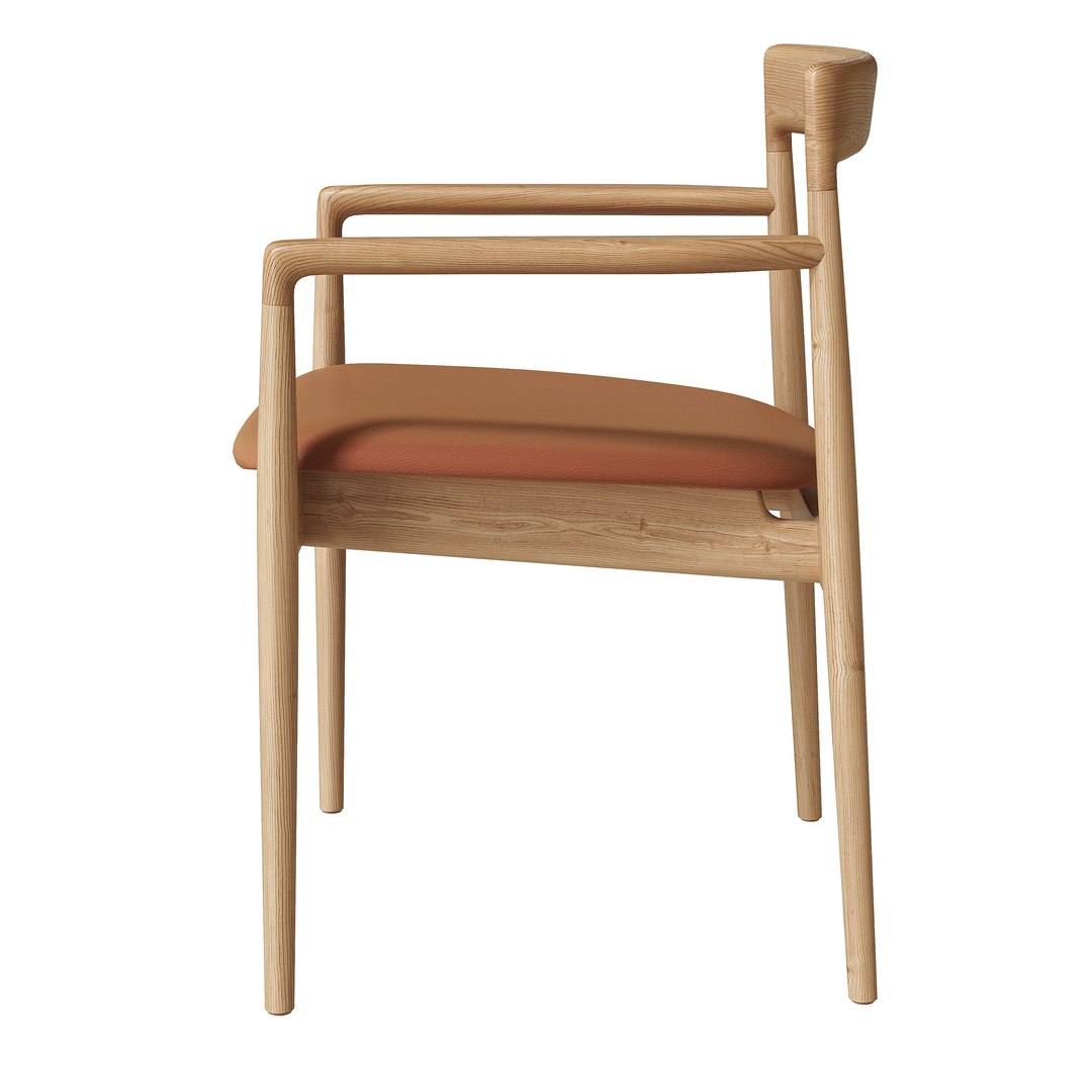 Bolia Calma Upholstered Dining Chair 3D Model - TurboSquid 2225976