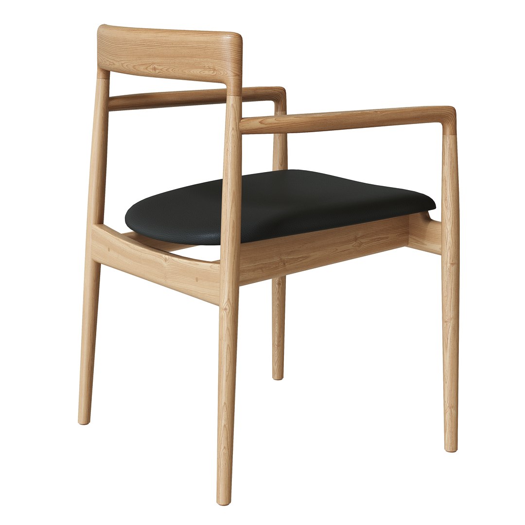 Bolia Calma Upholstered Dining Chair 3D Model - TurboSquid 2225976