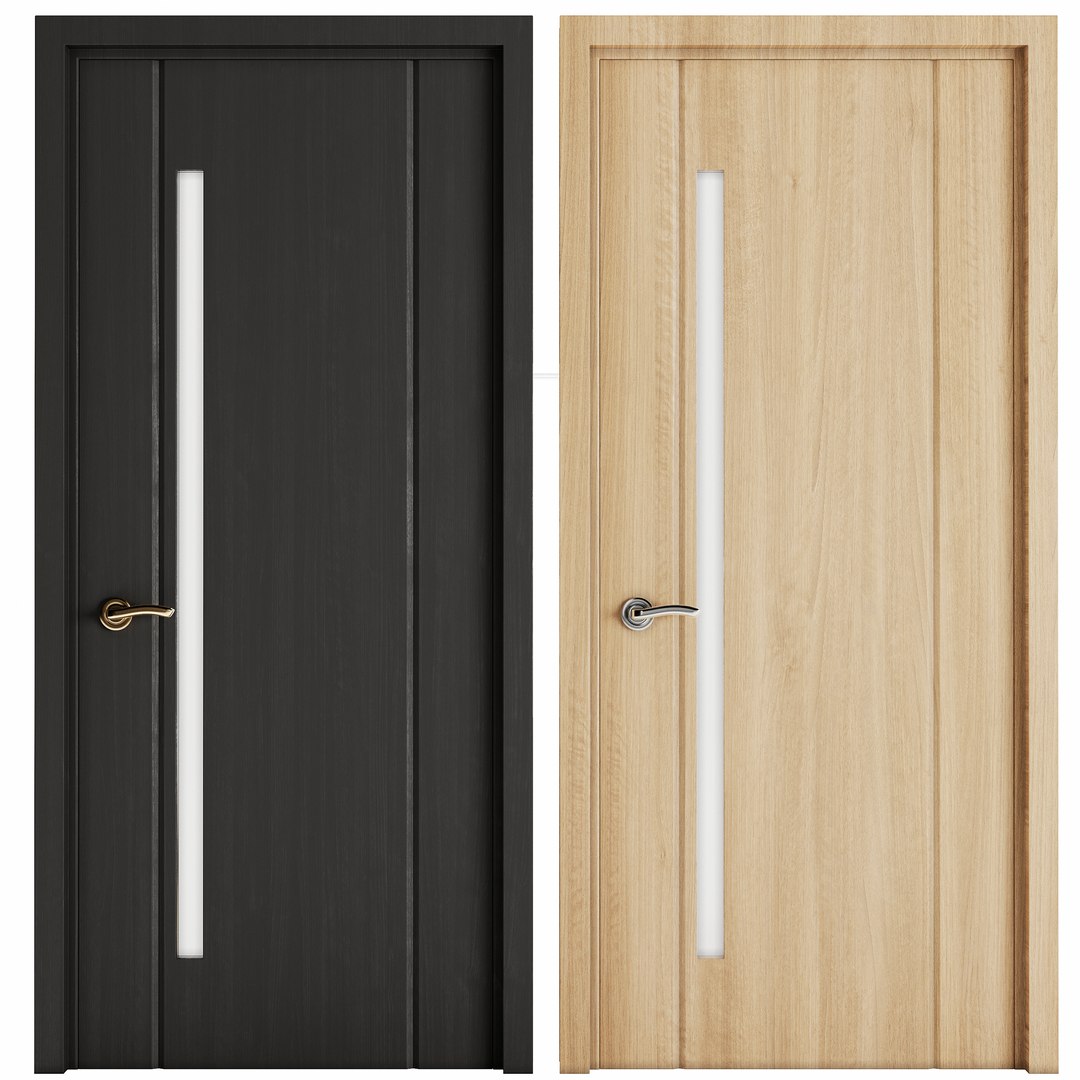 3D Model Set Modern Door 04 - TurboSquid 2085901