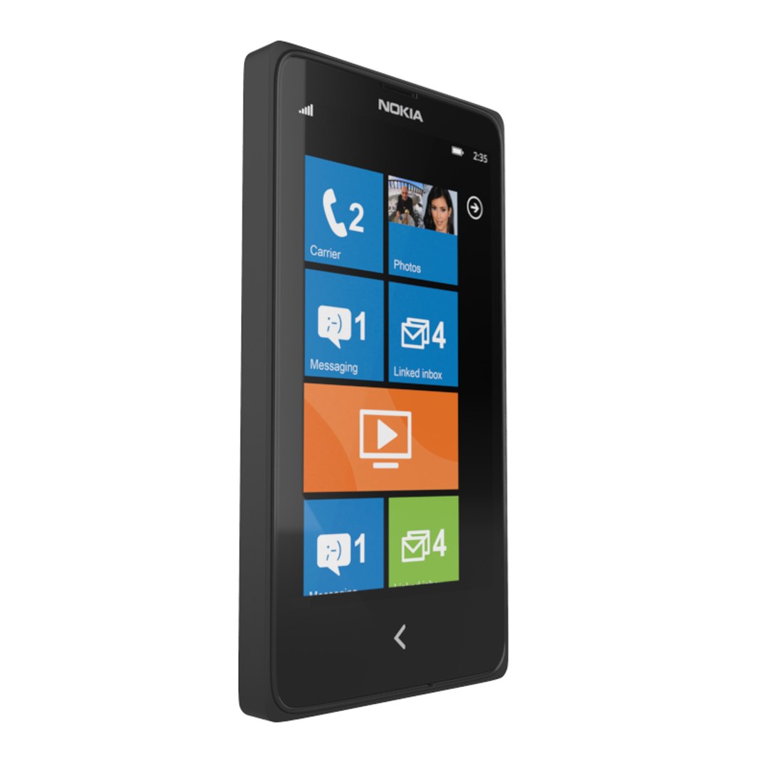 3D Nokia X Gsm Mobile Phone Model - TurboSquid 1316199