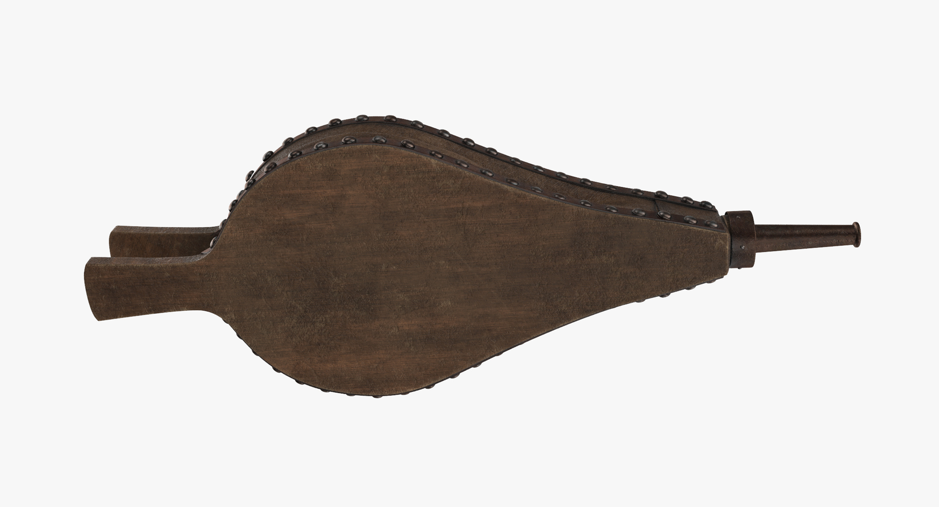 3d blacksmiths bellows closed model