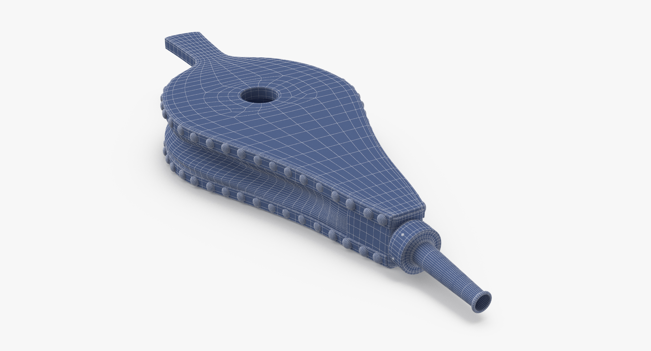 3d blacksmiths bellows closed model