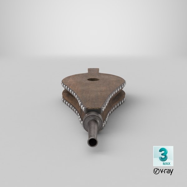 3d blacksmiths bellows closed model