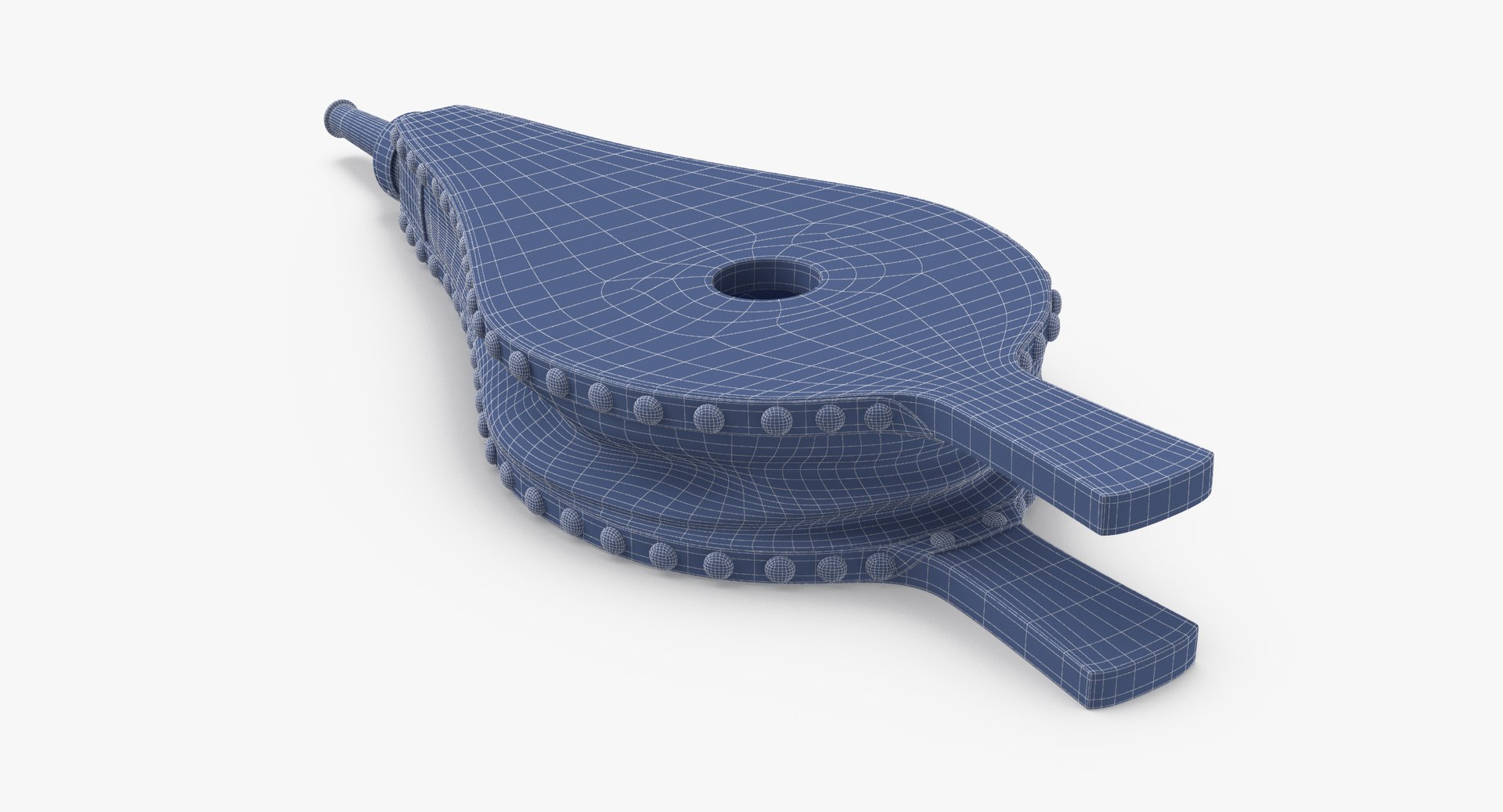 3d Blacksmiths Bellows Closed Model