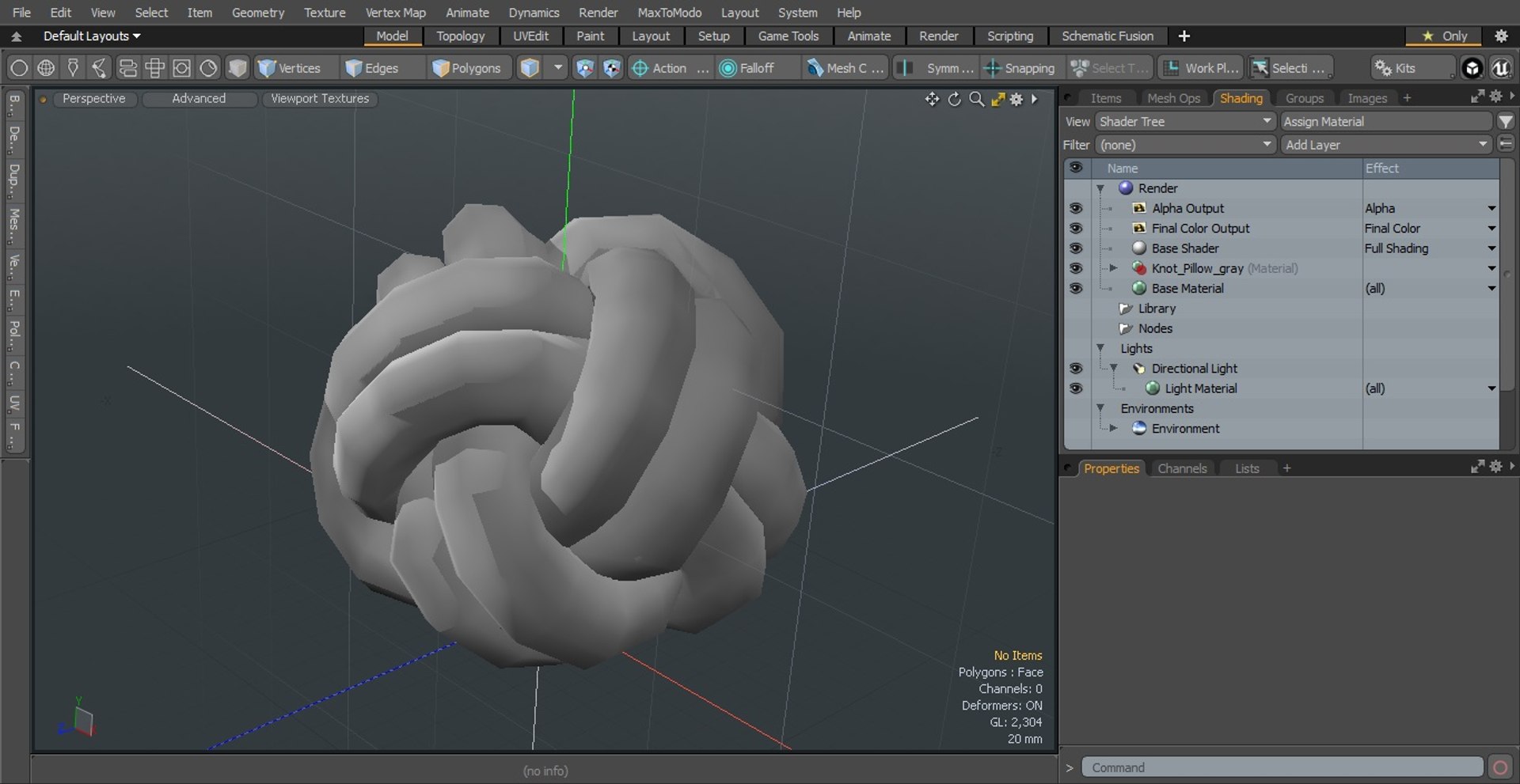 3D Velvet Knot Pillow - TurboSquid 1971874