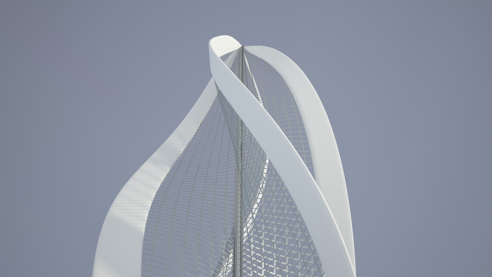 3D realistic flower tower architecture - TurboSquid 1270239