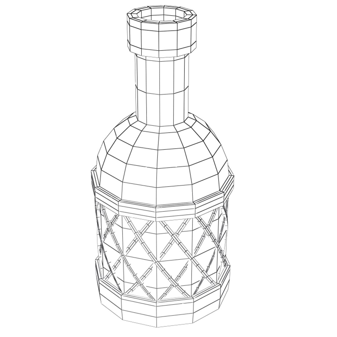 3d Bottle Model