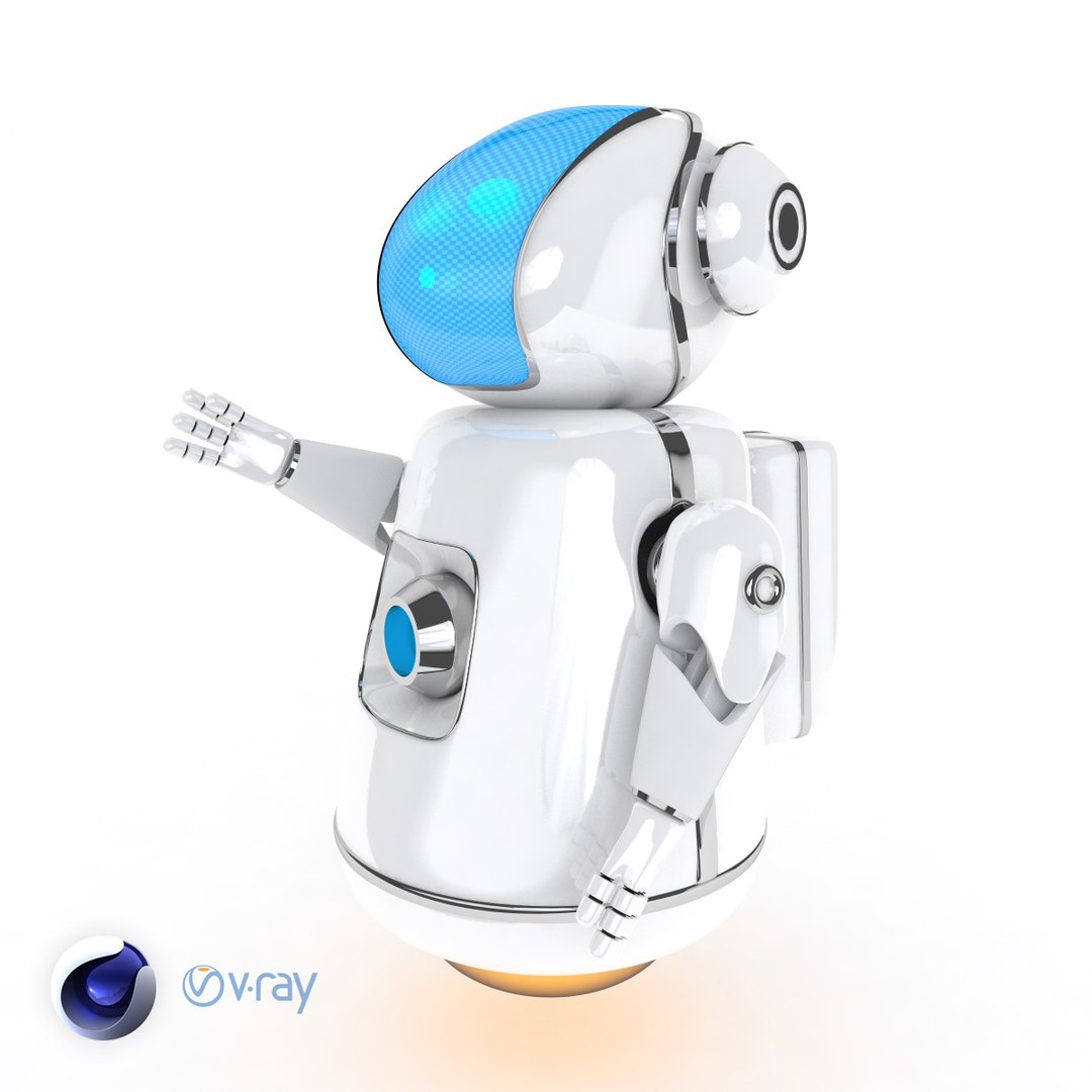 Robot Bot 3D Model - TurboSquid 1202043