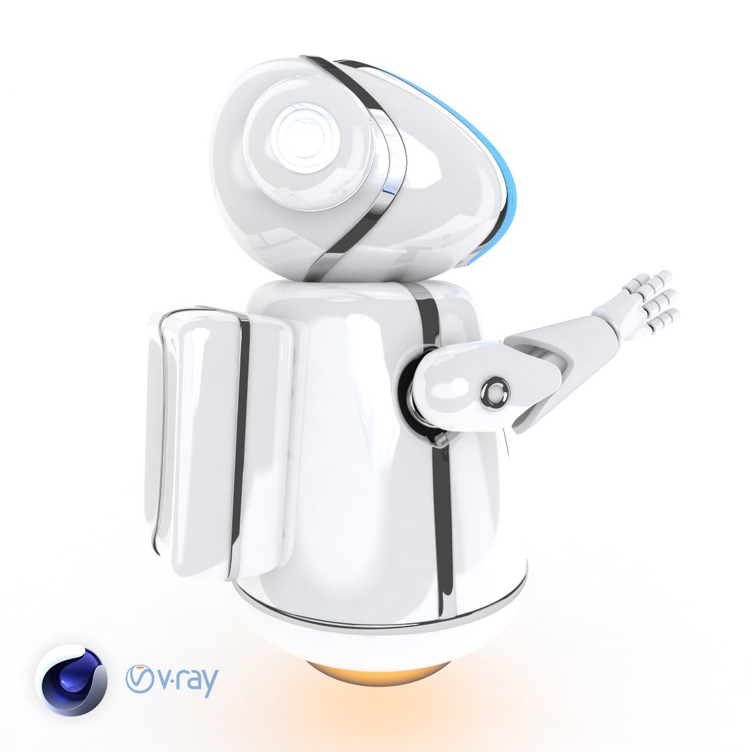 Robot Bot 3D Model - TurboSquid 1202043