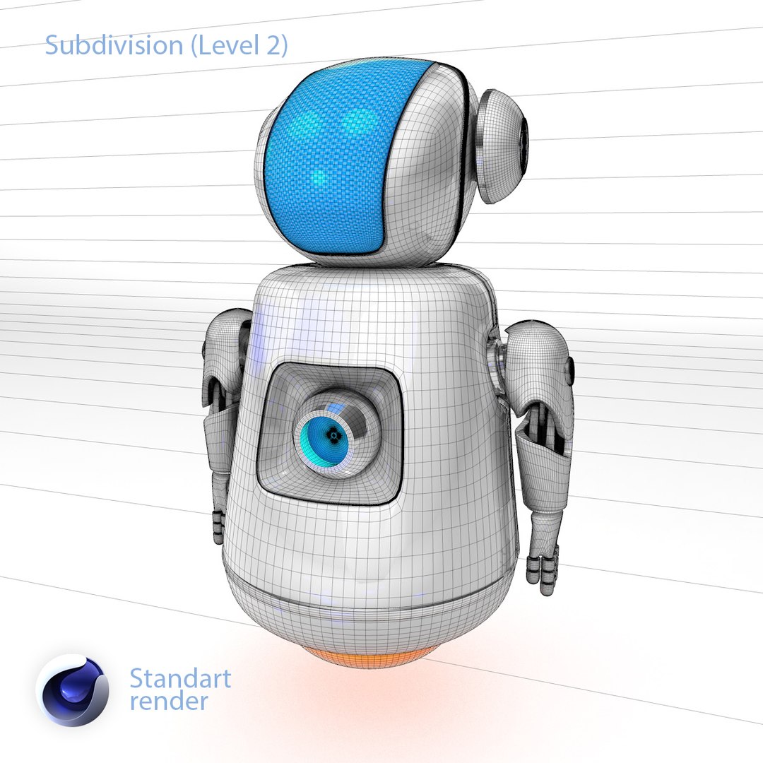 Robot Bot 3D Model - TurboSquid 1202043