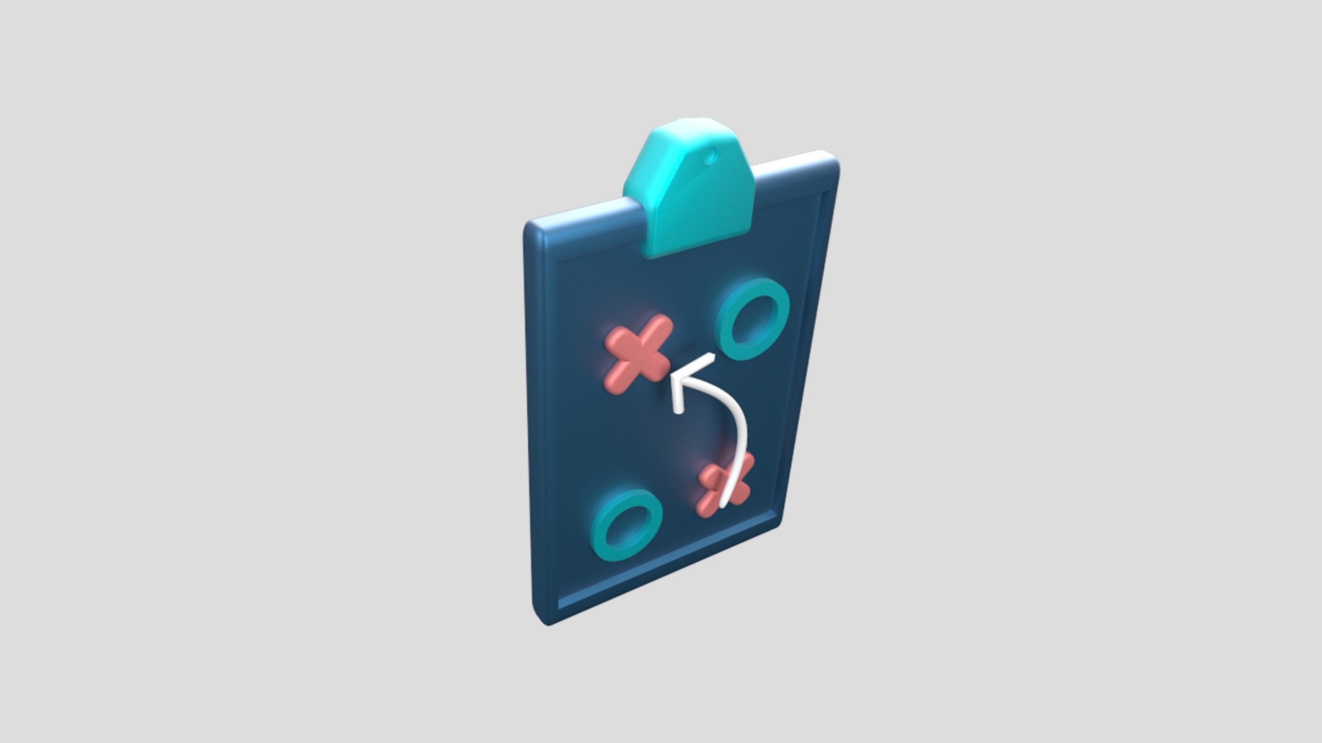 Clipboard App Web Icon Low-poly 3D - TurboSquid 2101324