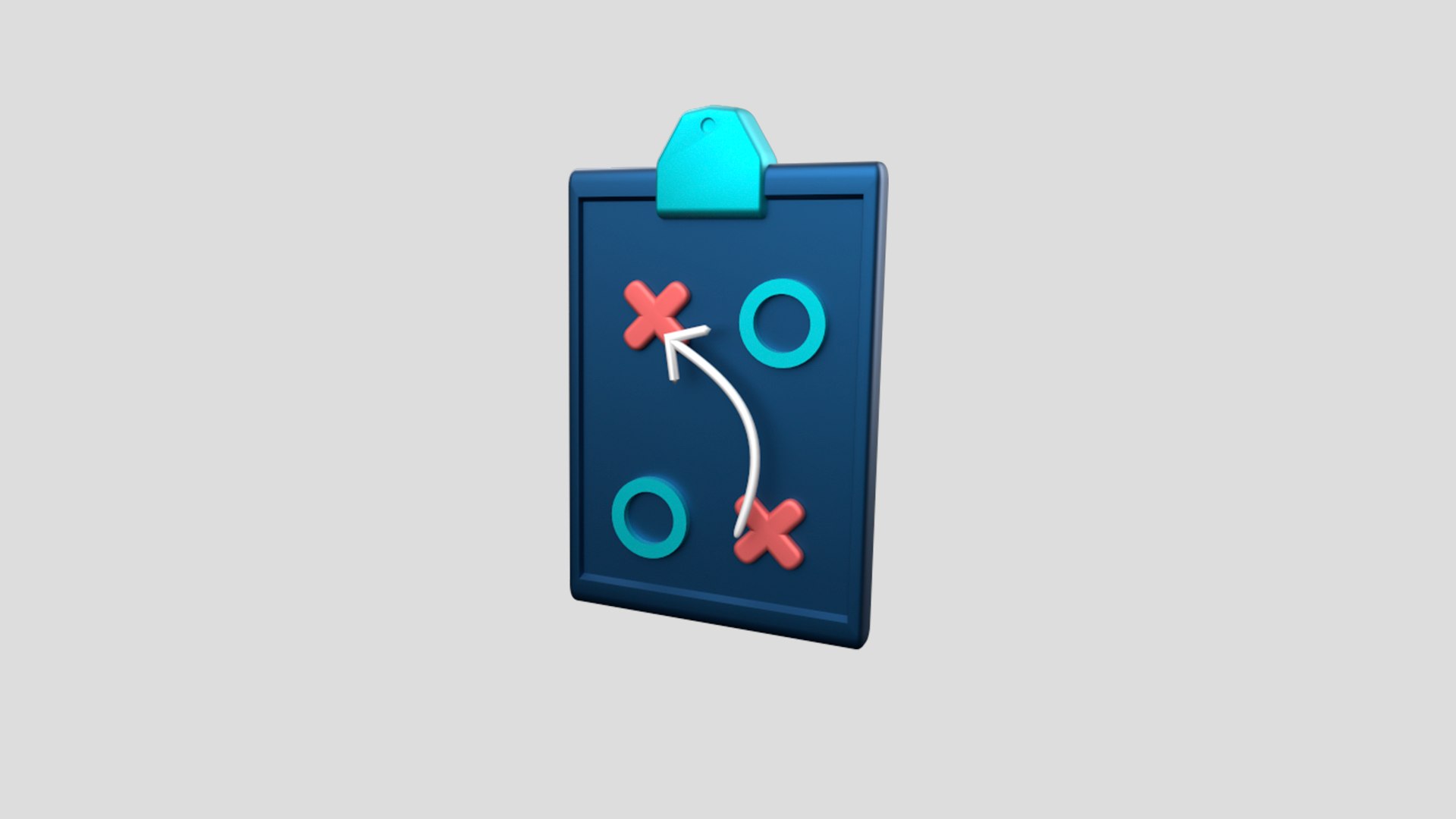 Clipboard App Web Icon Low-poly 3D - TurboSquid 2101324