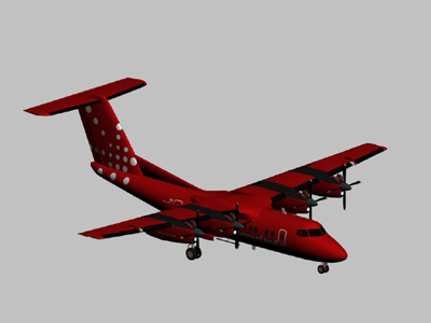 3ds Max Havilland Dash 7