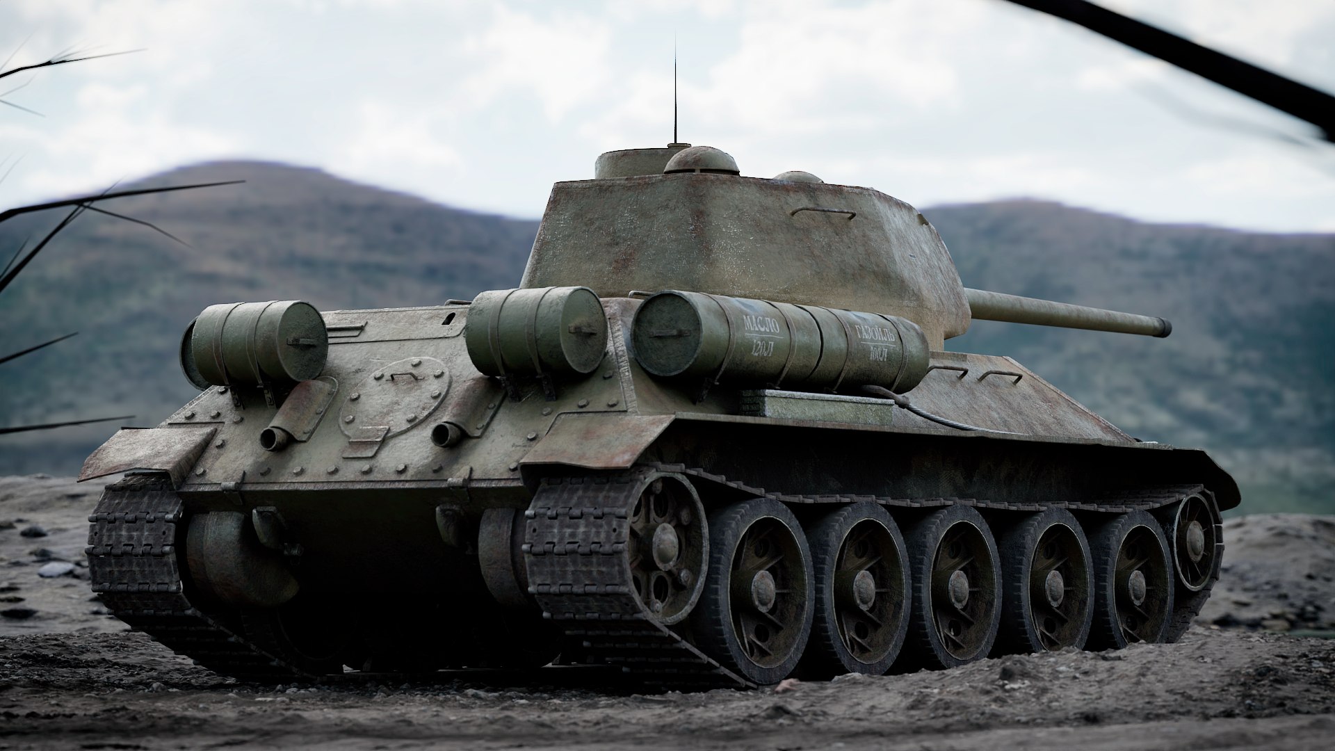 WW2 Soviet Tank Collection 01 3D - TurboSquid 2138333