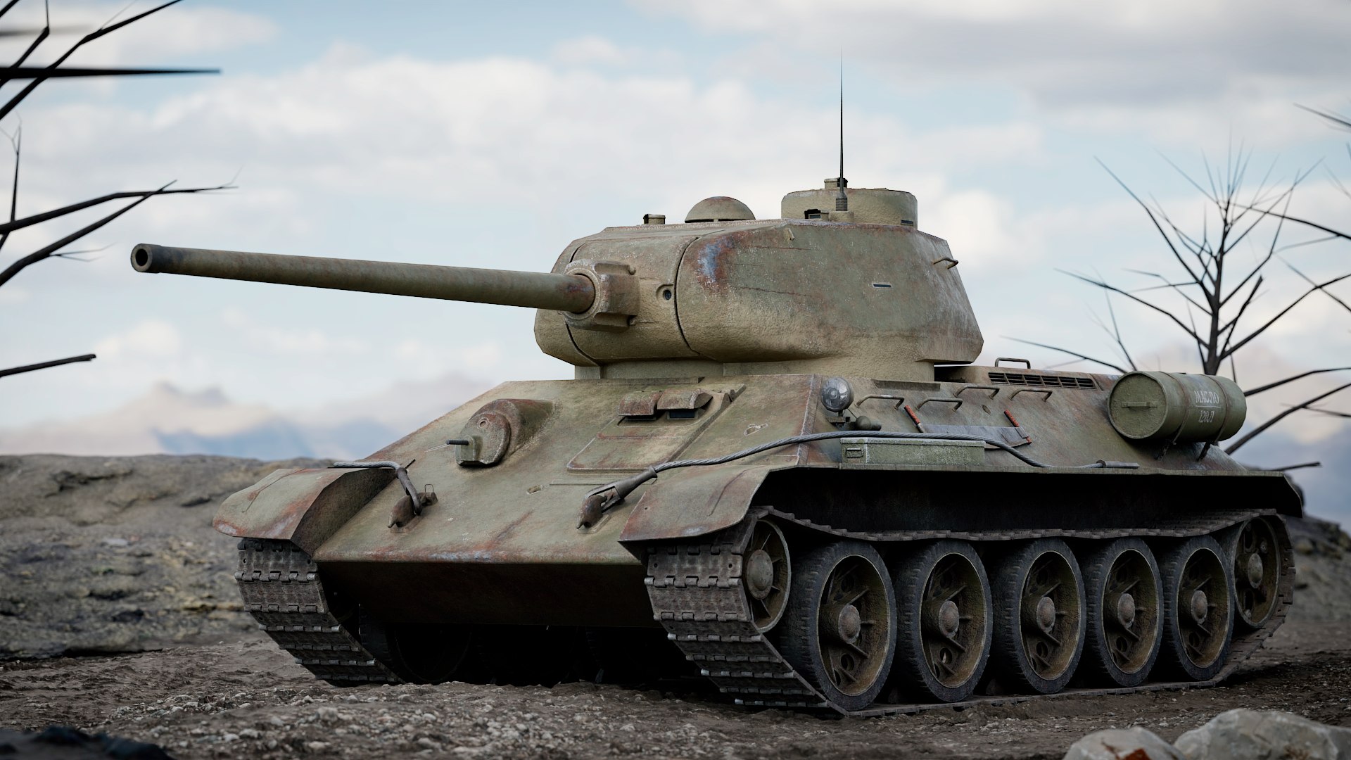 WW2 Soviet Tank Collection 01 3D - TurboSquid 2138333