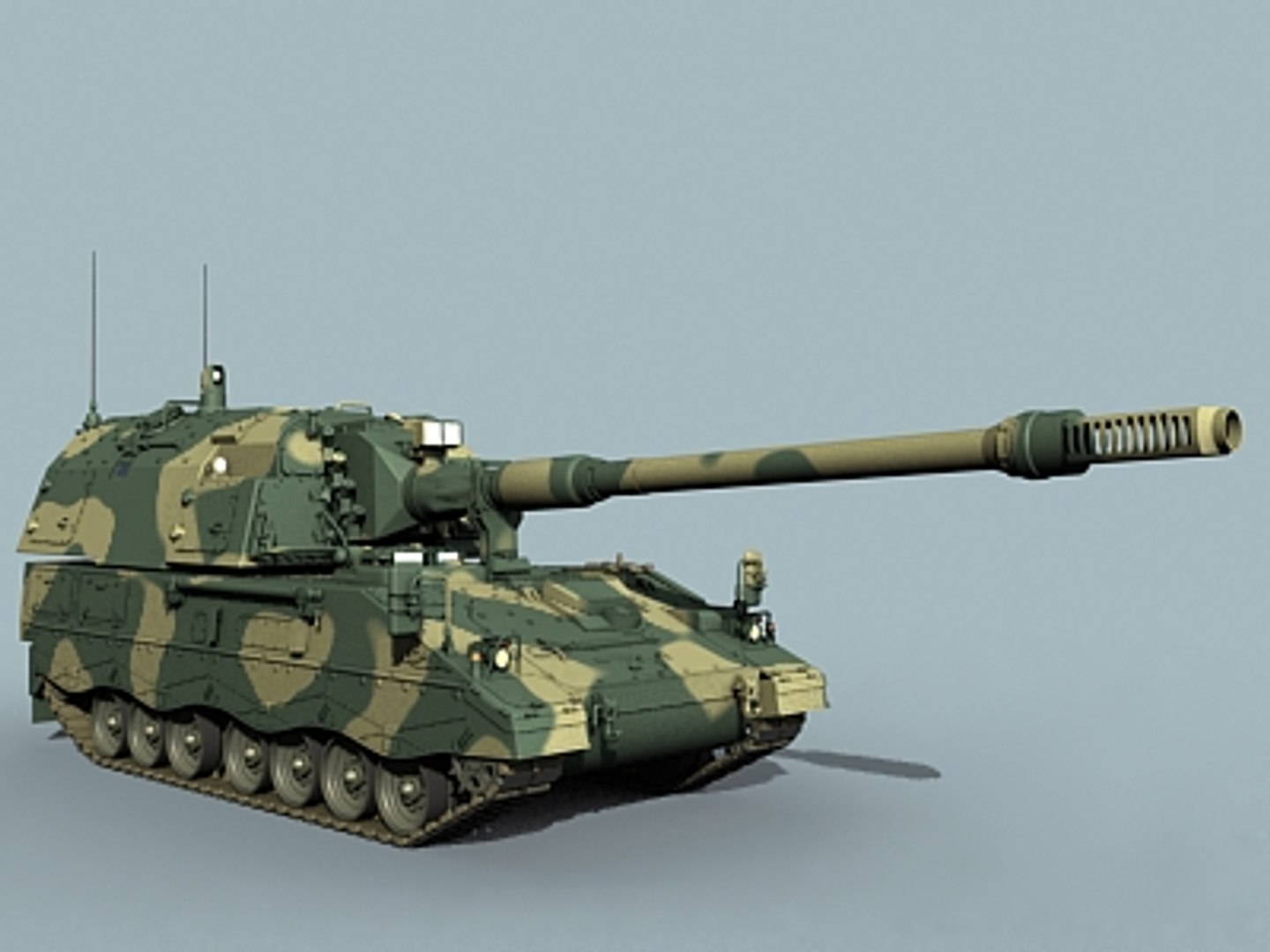 German Self Propelled 3d Model