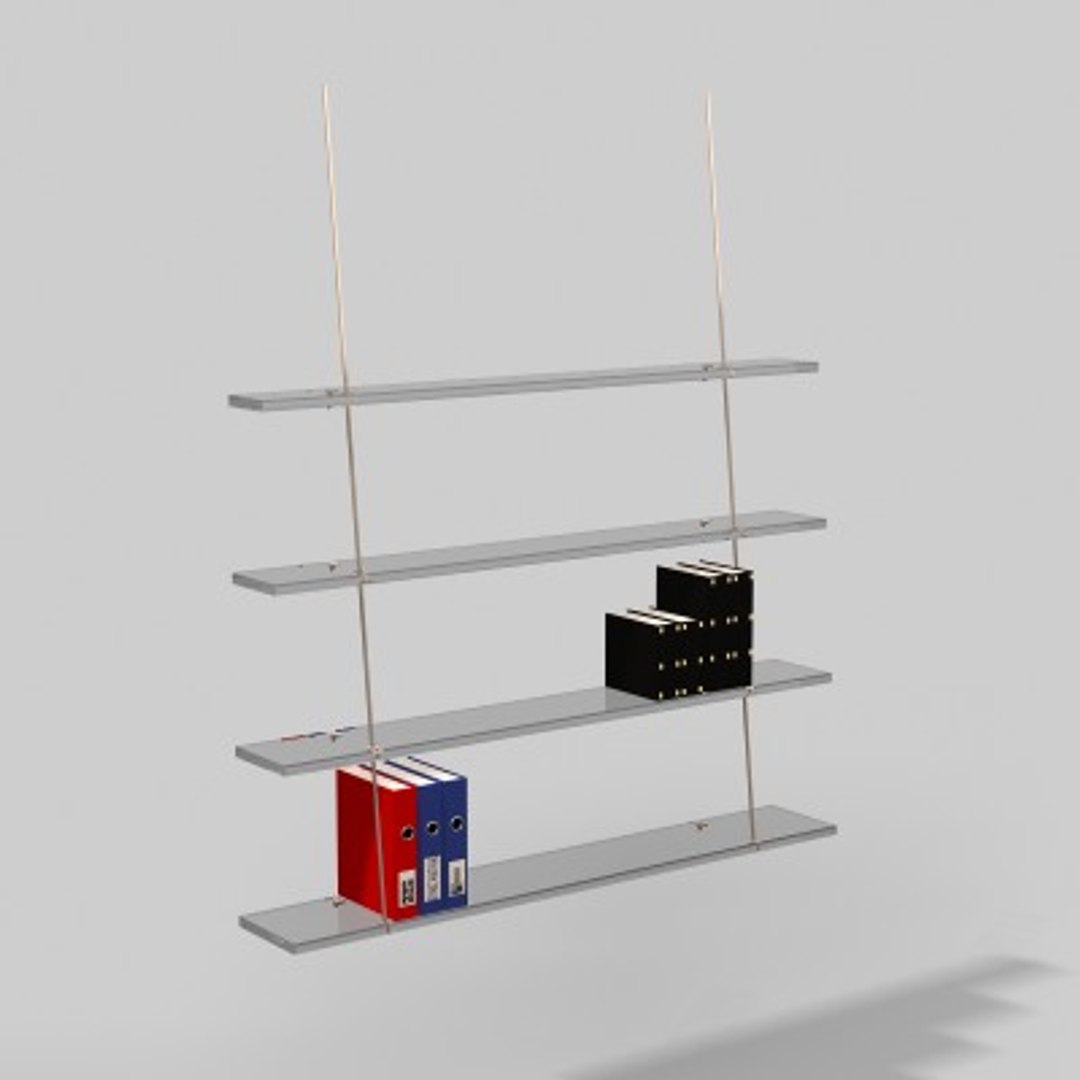 3d Model Of Shelves