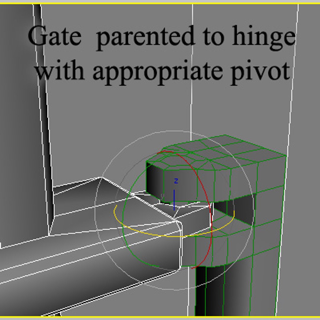 3ds Medieval Gate Lock