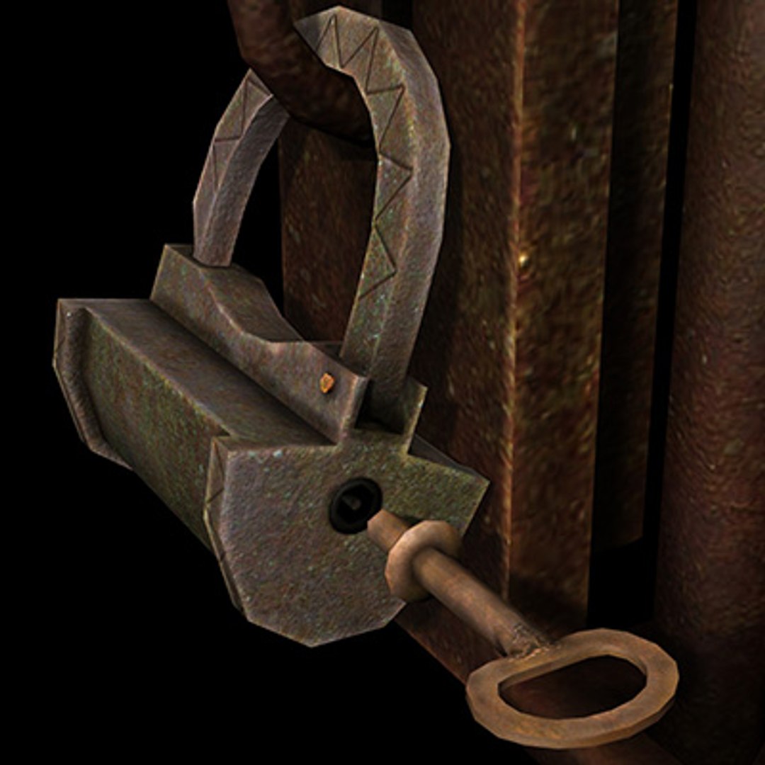3ds Medieval Gate Lock
