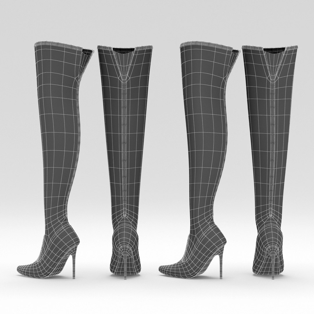 Boots Sex Long Model Turbosquid 1192417