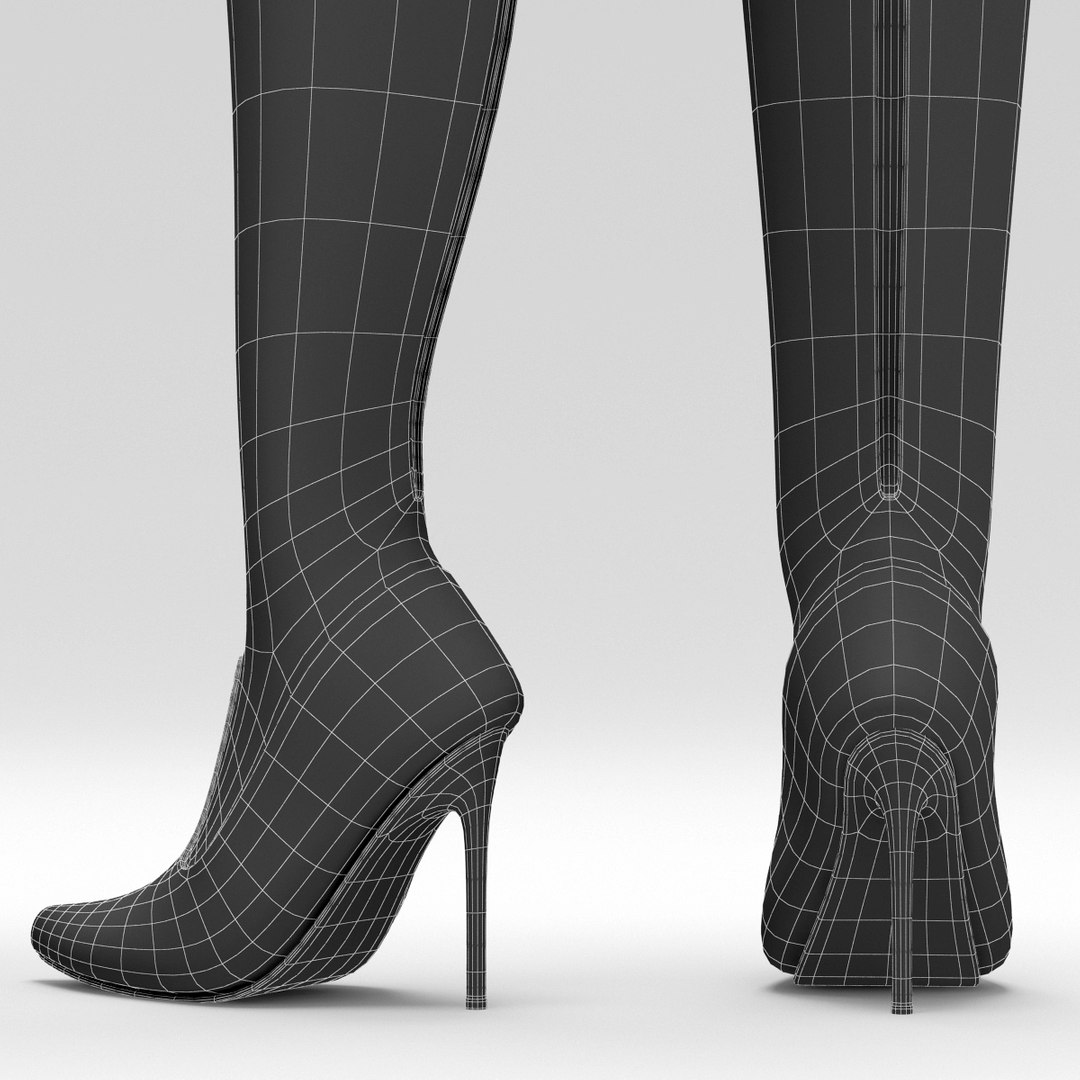 Boots Sex Long Model Turbosquid 1192417