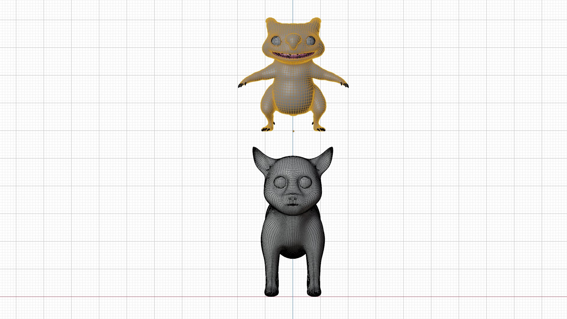 Cute Cat Creature 3D Model - TurboSquid 1990277