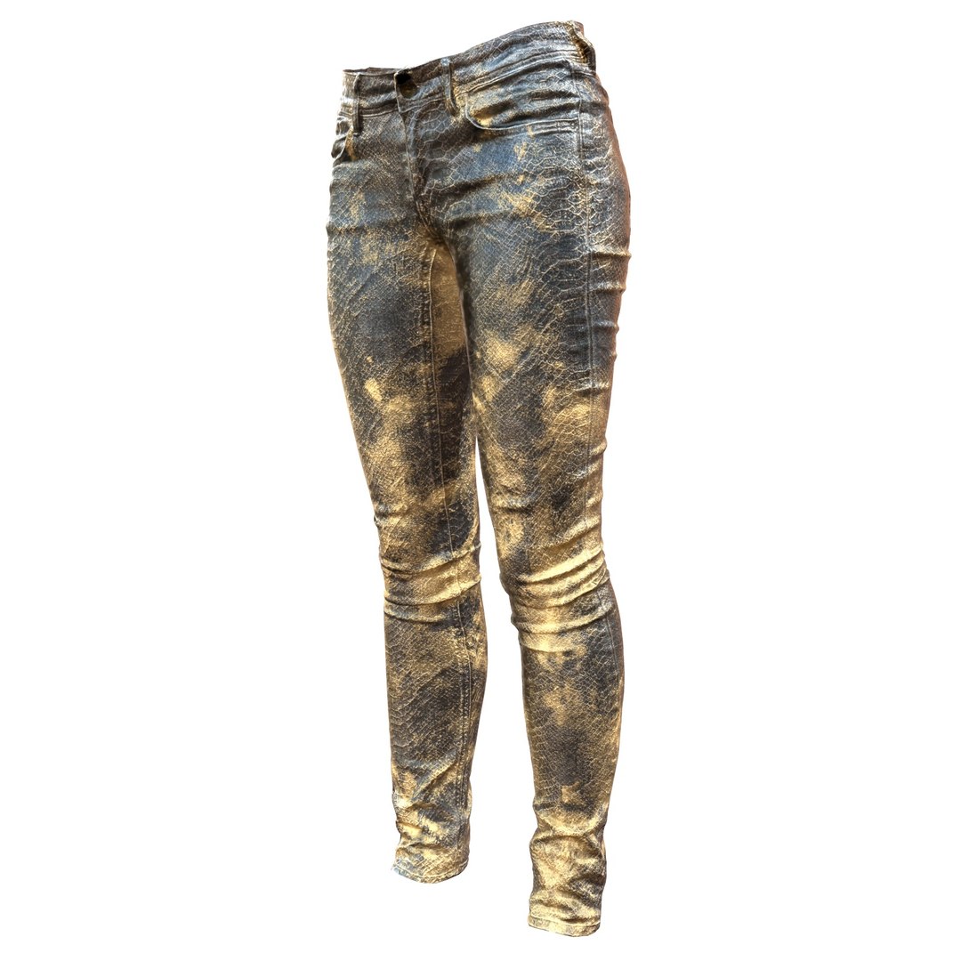 Jeans Pants 3d Model