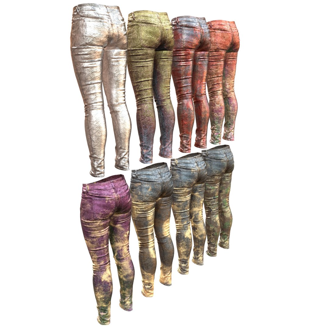 Jeans Pants 3d Model