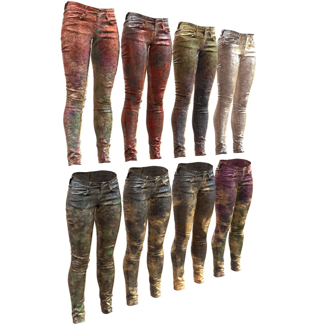 Jeans Pants 3d Model