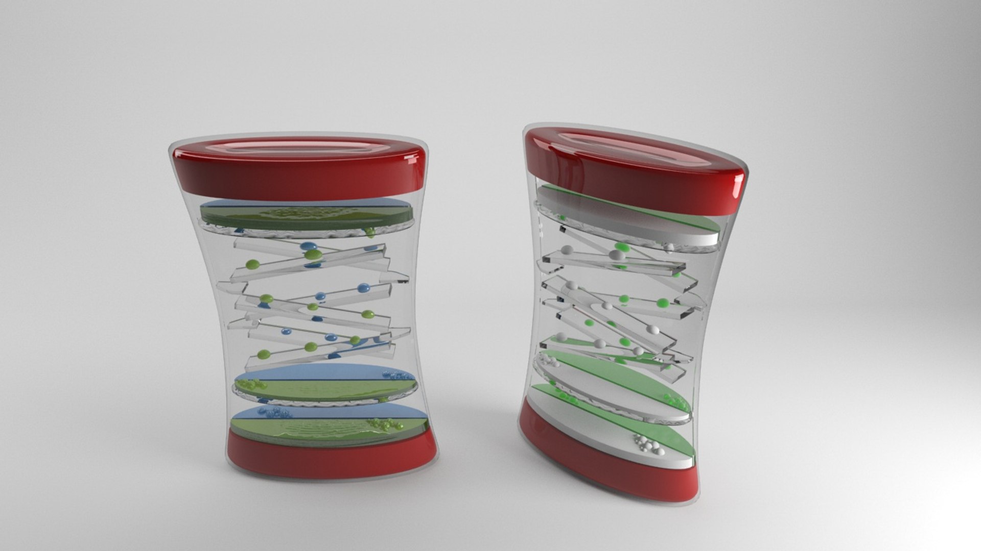 3d Water Timer Model