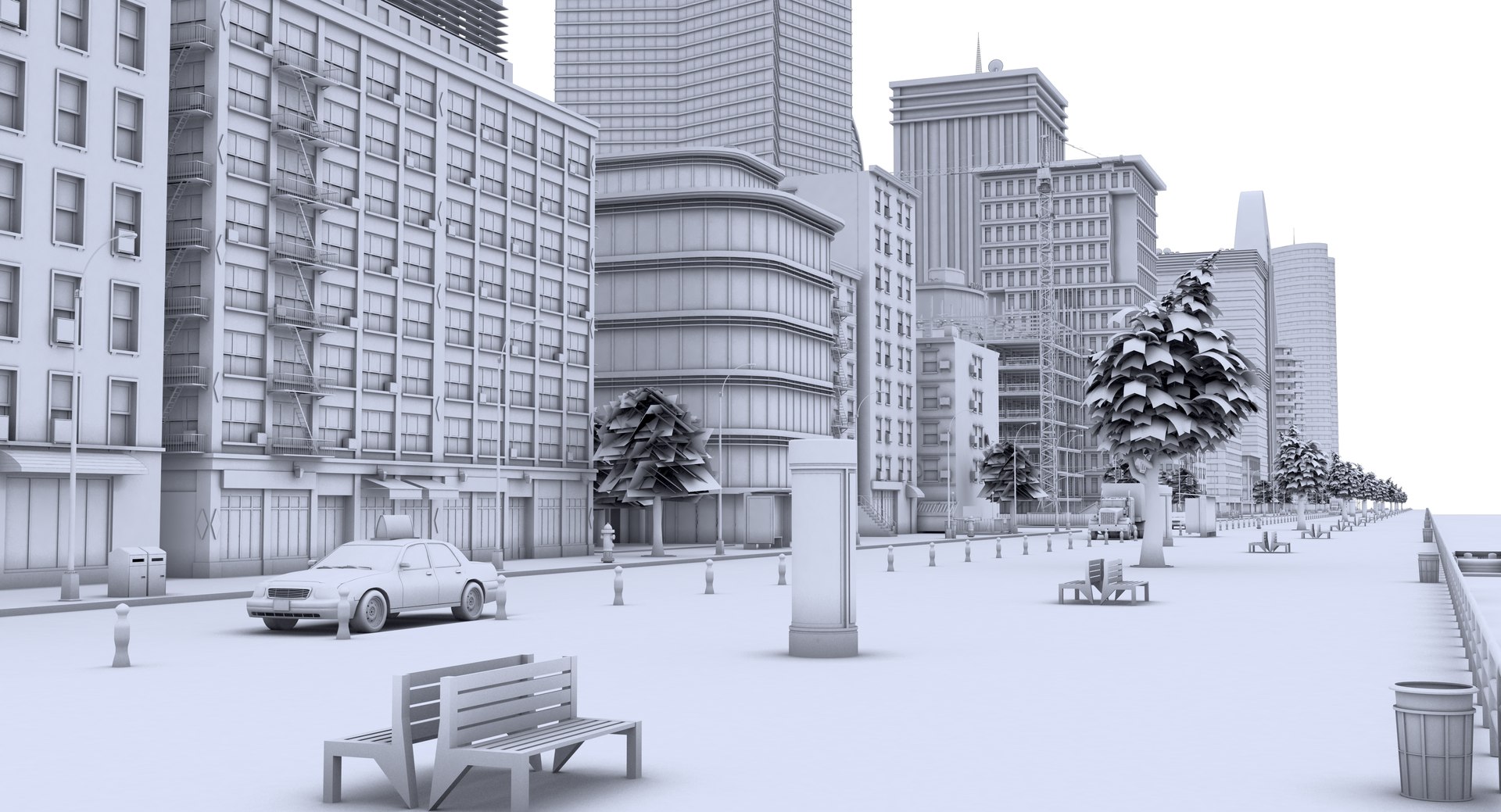 3D Model City Clay - TurboSquid 1404863