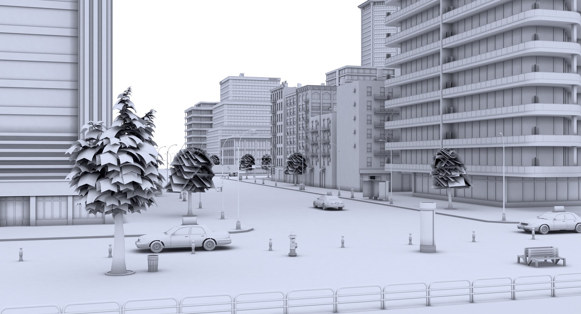 3D Model City Clay - TurboSquid 1404863